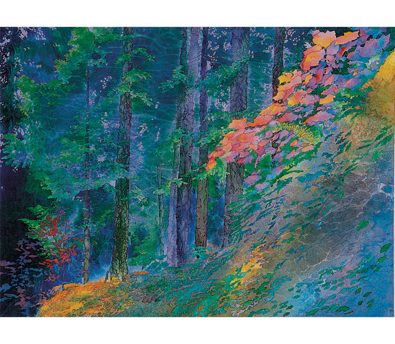 Childhood's End Gallery | "Forest Leaves" by William Winden | Olympia ...